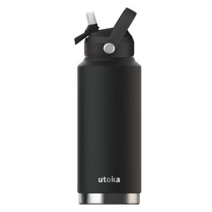 Utoka Atlas Bottle 32oz (946 ml) - Stainless Steel - L3 x W3 x H8 cm ...
