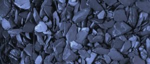 20mm Blue Slate Aggregate Bulk Bag - 850 kg - L100 x W100 x H80 cm