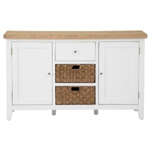 Large Sideboard - L140 x W40 x H85 cm - White