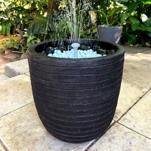 Hydria Water Feature - Classic Bundle - L21 x W35 x H34 cm - Black