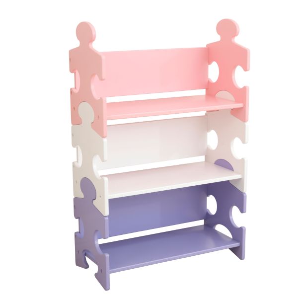 Puzzle Bookshelf Pastel Children s Furniture
